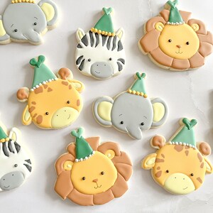 Safari Birthday Cookies | Wild One | Two Wild | Wild and Three Cookies ...