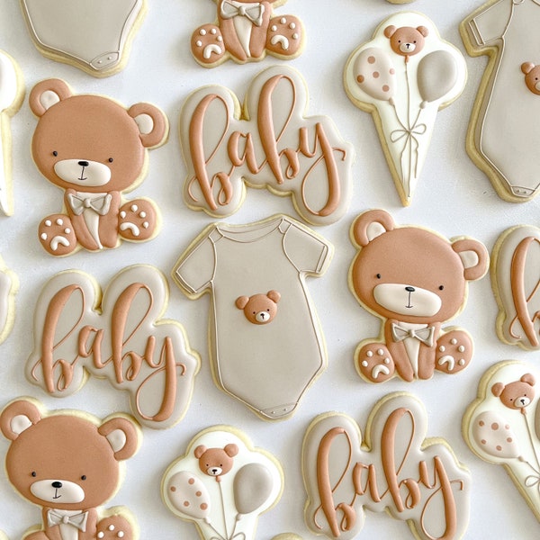 Neautral Baby Shower Cookies - Etsy