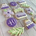 Birthday Cookies | 40th Birthday Party Cookies - Etsy