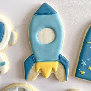 Space Birthday Cookies | Individually Wrapped Space Party Cookies - Etsy