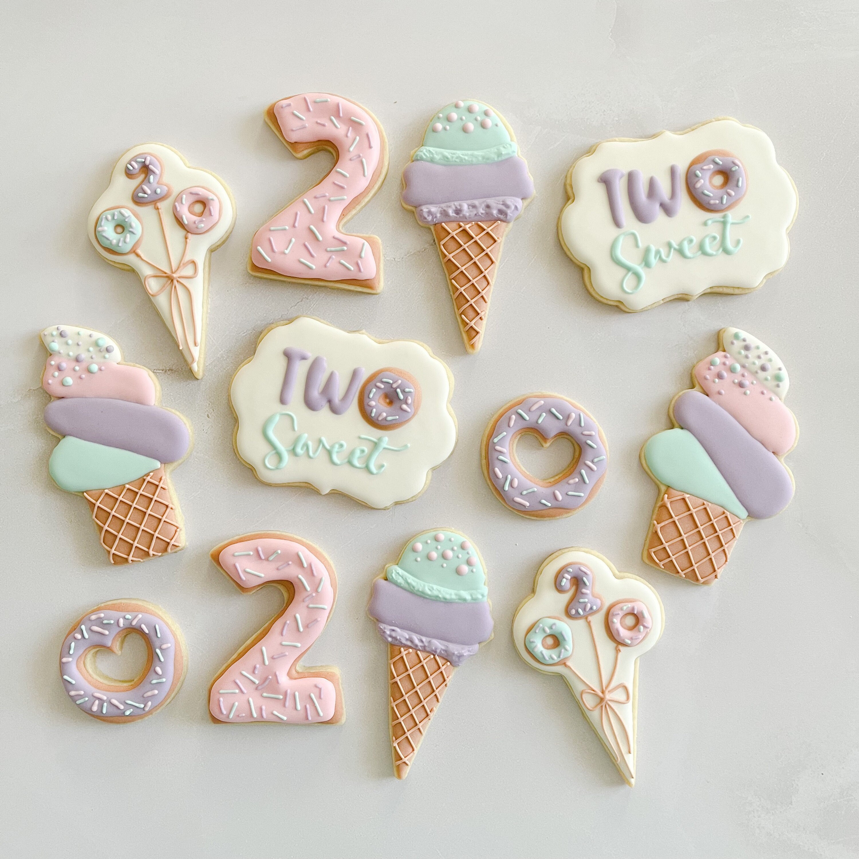 Two Sweet Birthday Cookies | Individually Wrapped Two Sweet Party ...