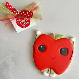 Teacher Appreciation Cookie Apple Gift Card Holder - Etsy