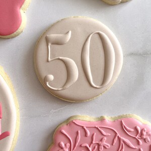 Birthday Cookies | 50th Birthday Party Cookies - Etsy