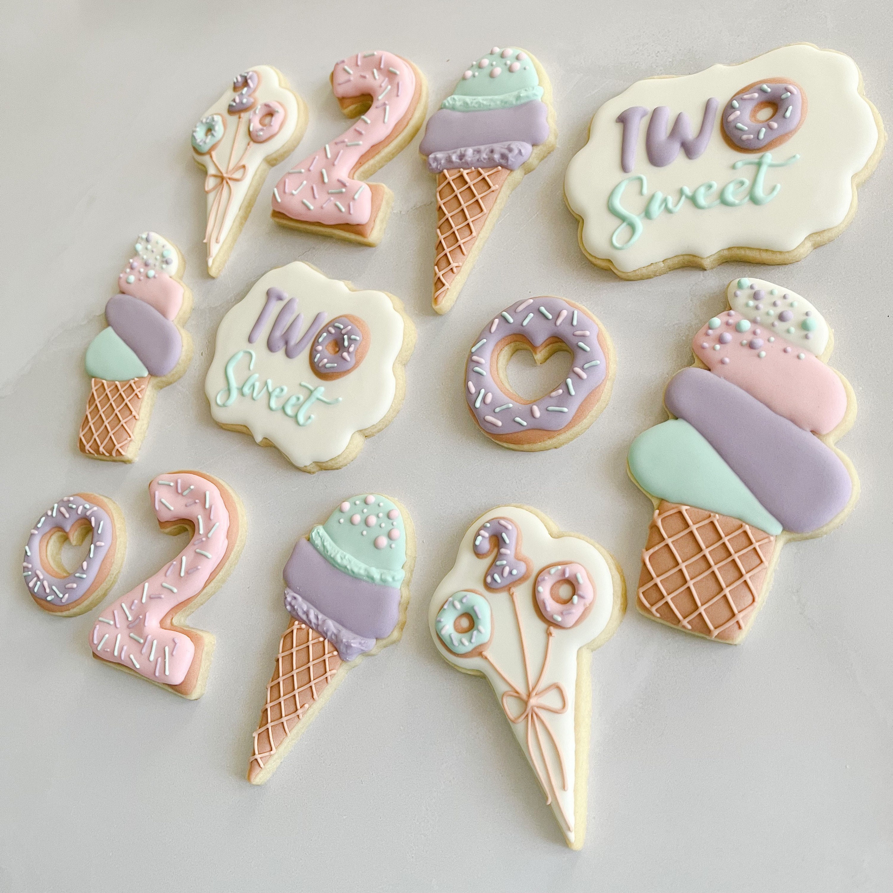Two Sweet Birthday Cookies | Individually Wrapped Two Sweet Party ...