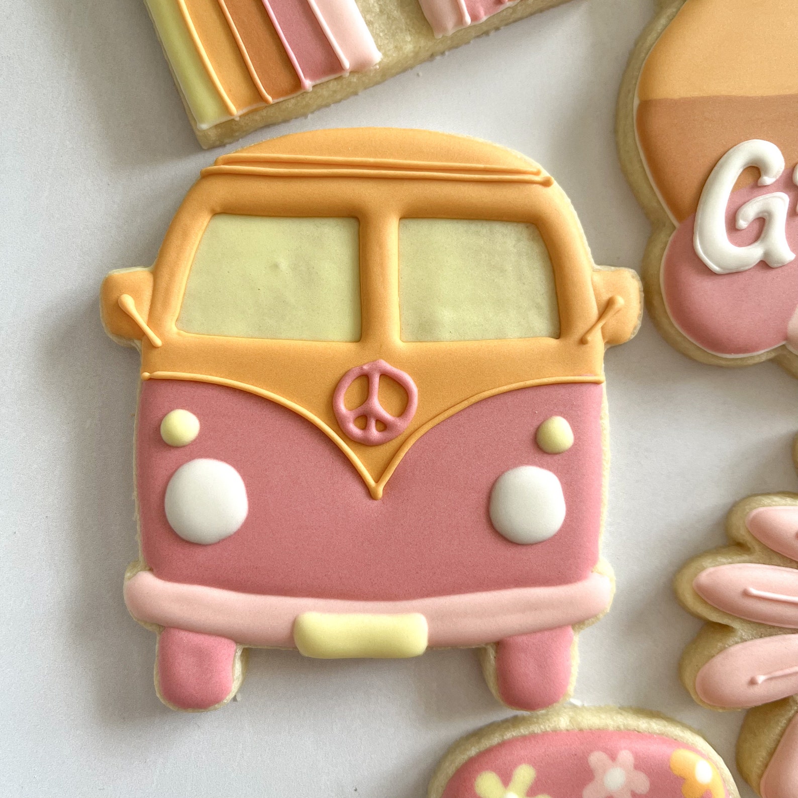 Groovy Birthday Cookies Two Groovy Groovy One Cookies - Etsy