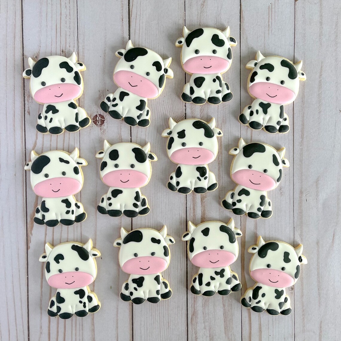 Cow Cookies | Individually Wrapped Cow Party Cookies - Etsy
