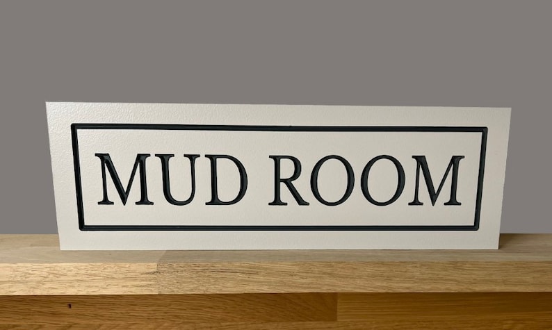 Mud Room Sign Farrow & Ball Wall Sign Door Sign Shelf - Etsy UK