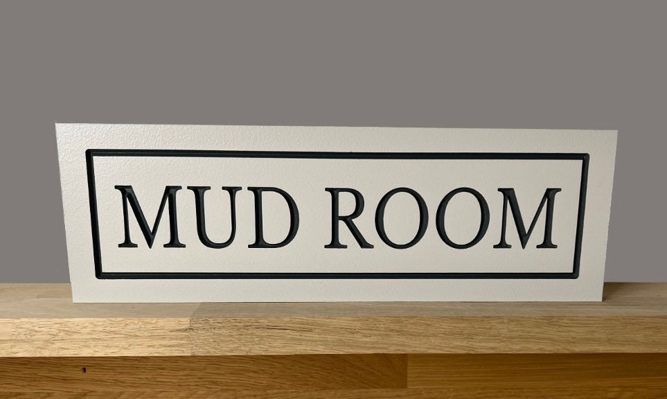 Mud Room Sign Farrow & Ball Wall Sign Door Sign Shelf - Etsy UK