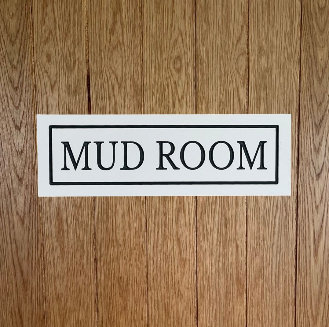 Mud Room Sign Farrow & Ball Wall Sign Door Sign Shelf - Etsy UK