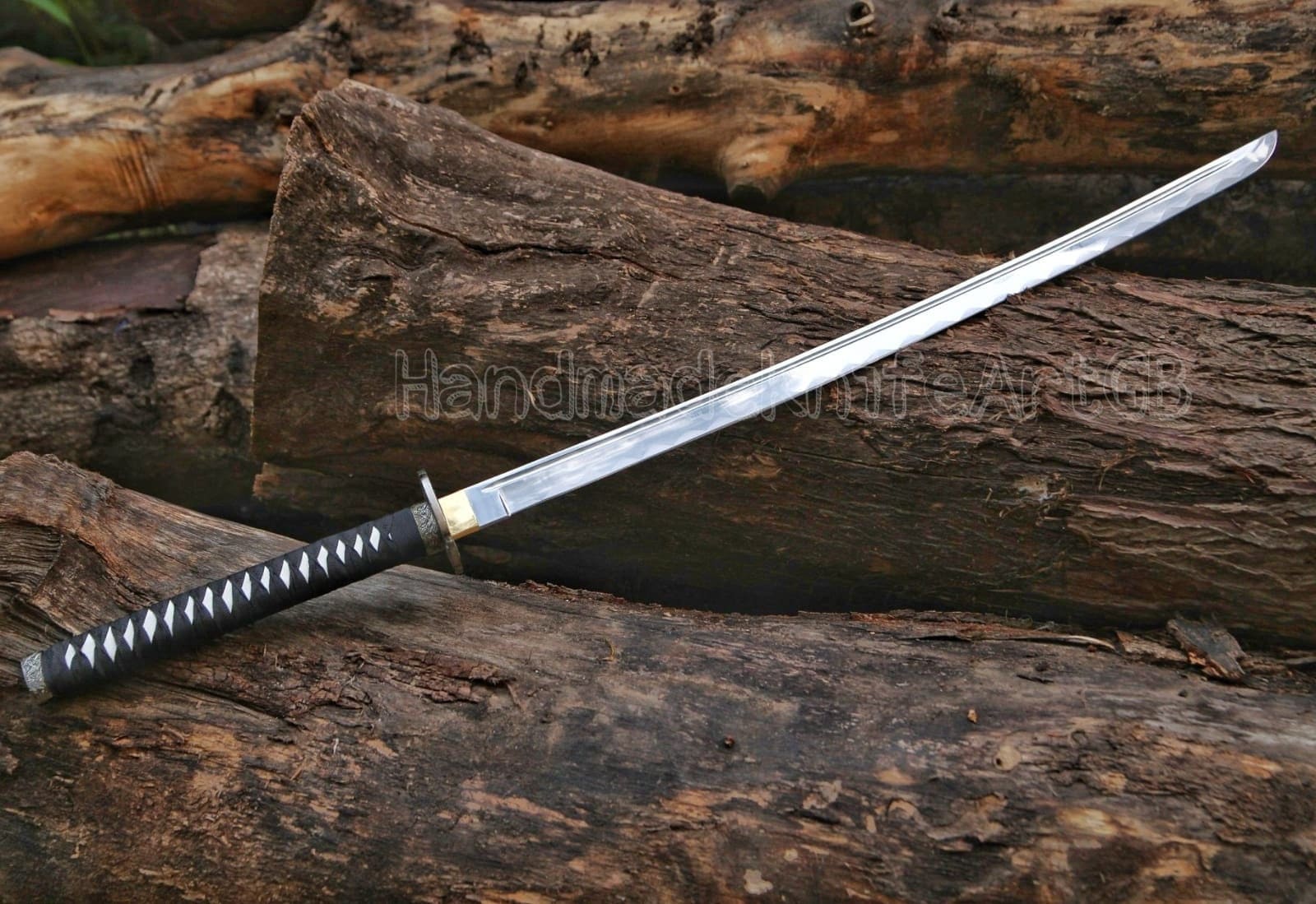 Katana Sword Handmade Damascus Steel Sword Personalised - Etsy