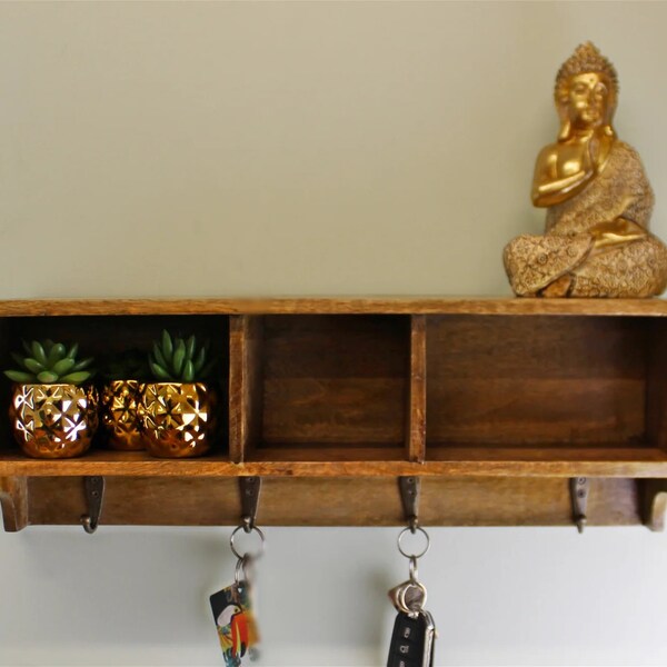 Mango Wood Floating Shelf - Etsy