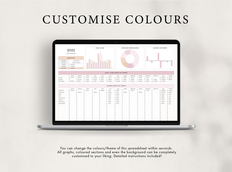 Income and Expense Tracker Spreadsheet Small Business Expense - Etsy ...