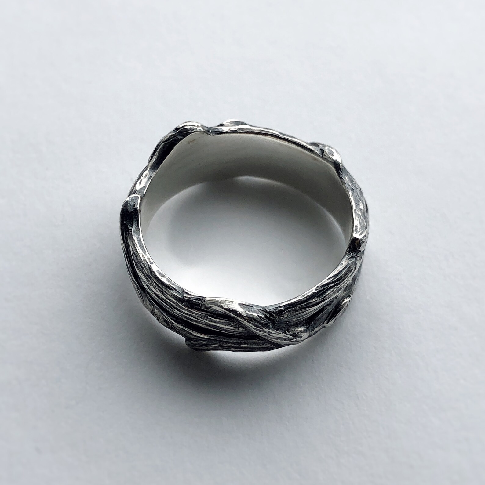 Intertwined Trees Ring Witch Aesthetic, Alternative Wedding Rings ...