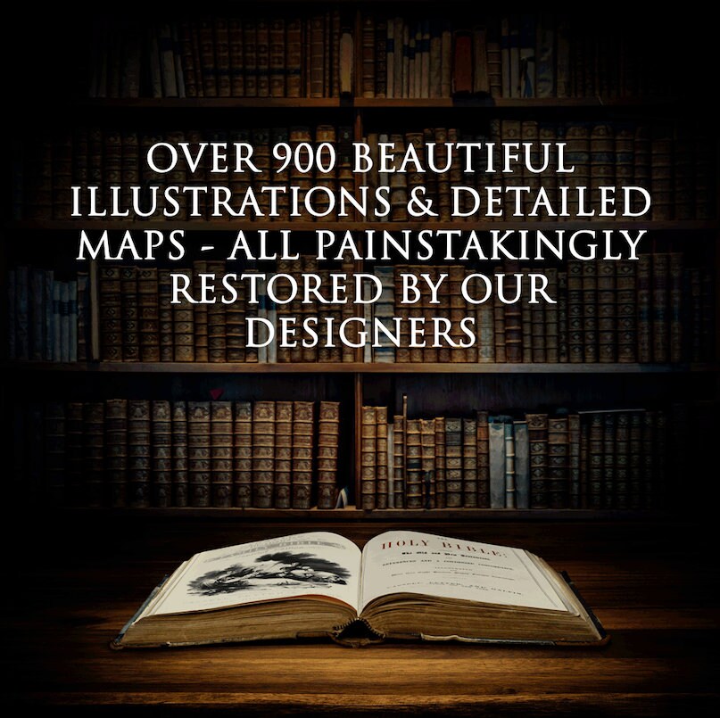 The World's Most Beautiful Illustrated Family Bible Personalized - KJV ...