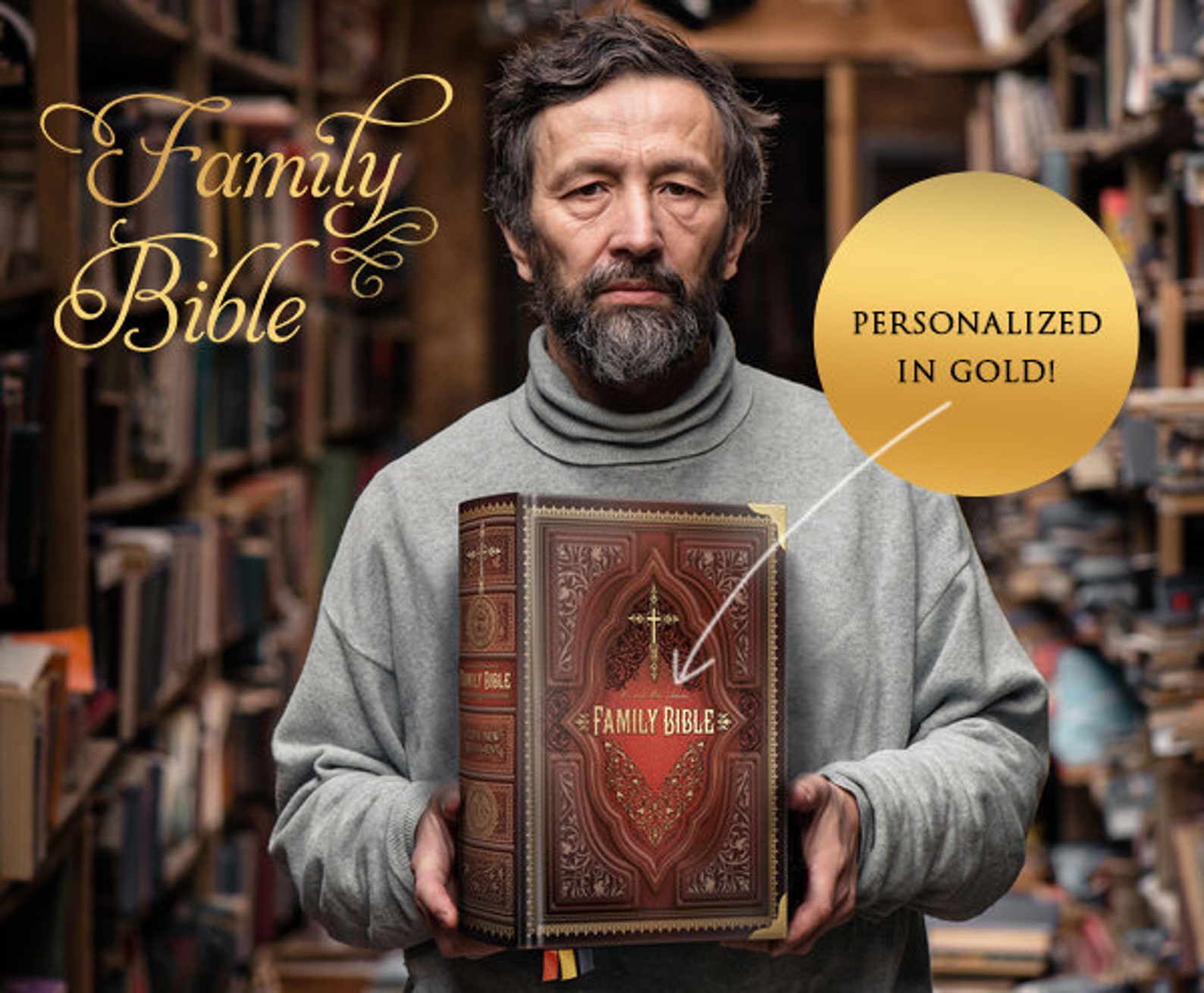 The World's Most Beautiful Illustrated Family Bible Personalized - KJV ...