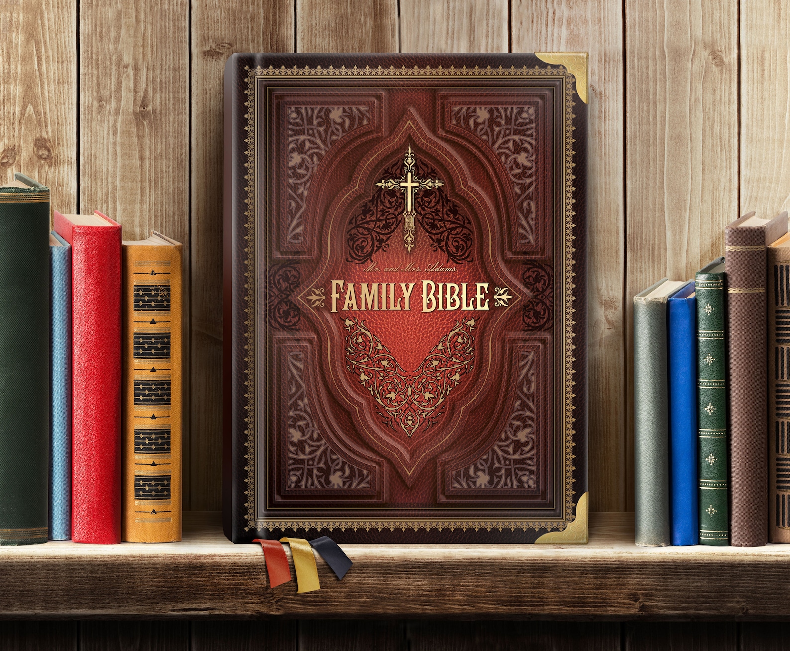 The World's Most Beautiful Illustrated Family Bible personalized Deluxe ...