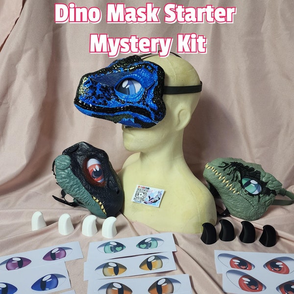 Dino Mask Hood - Etsy