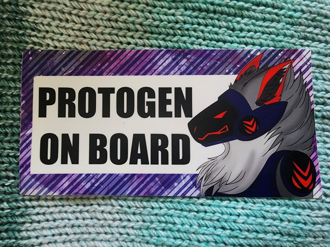 PROTOGEN ON BOARD Bumper Sticker for Cars, Laptops, Etc. - Etsy