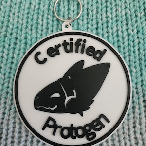 4 Inch "certified Protogen" Fursona Furry Keychain or Fursuit Collar ...