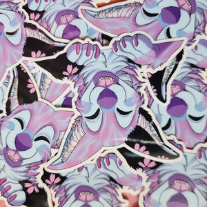 Nova the Manokit Peeking Vinyl Furry Sticker - Etsy