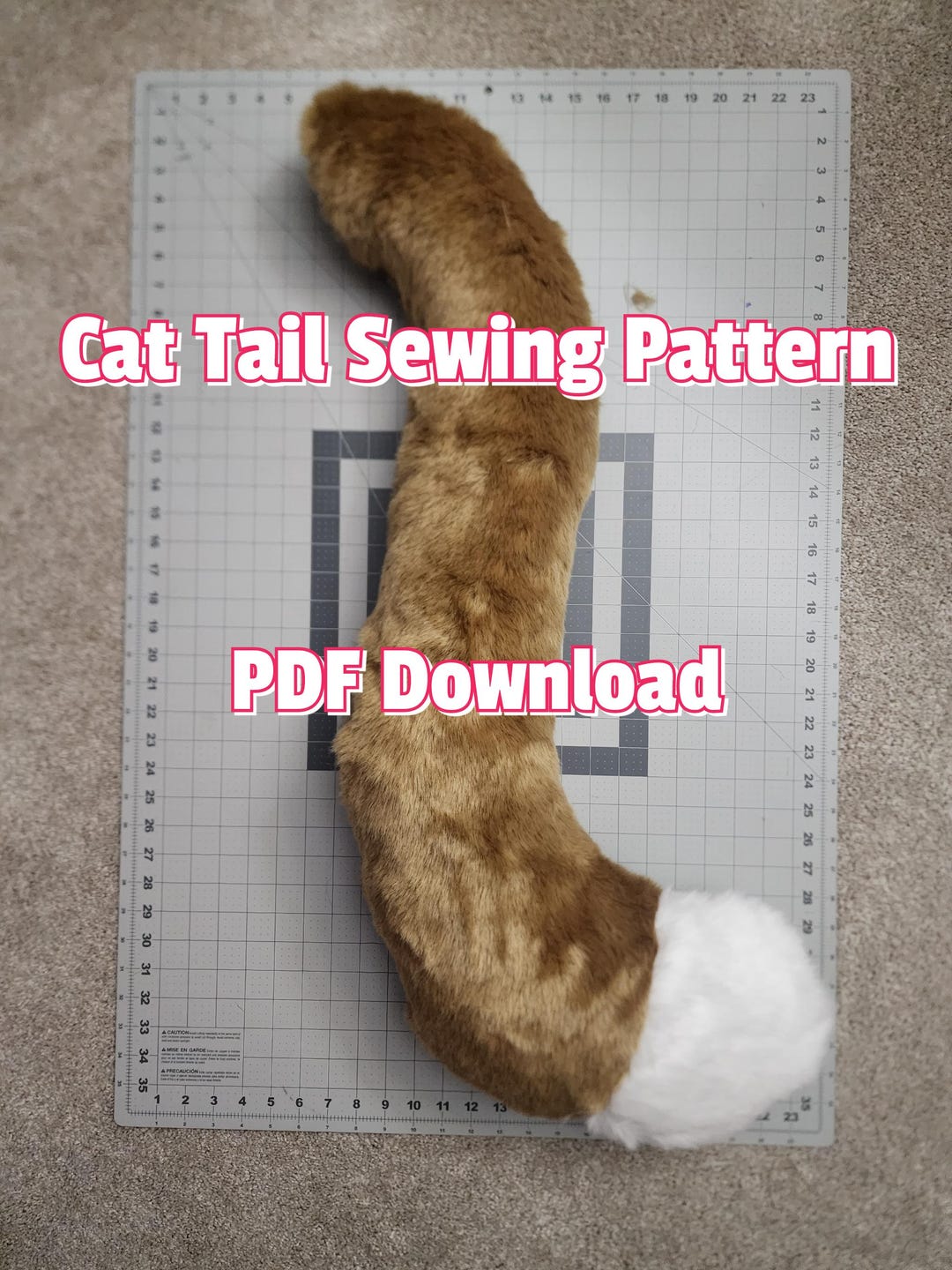 Cat Tail Fursuit Sewing Pattern (PDF DOWNLOAD) - Etsy
