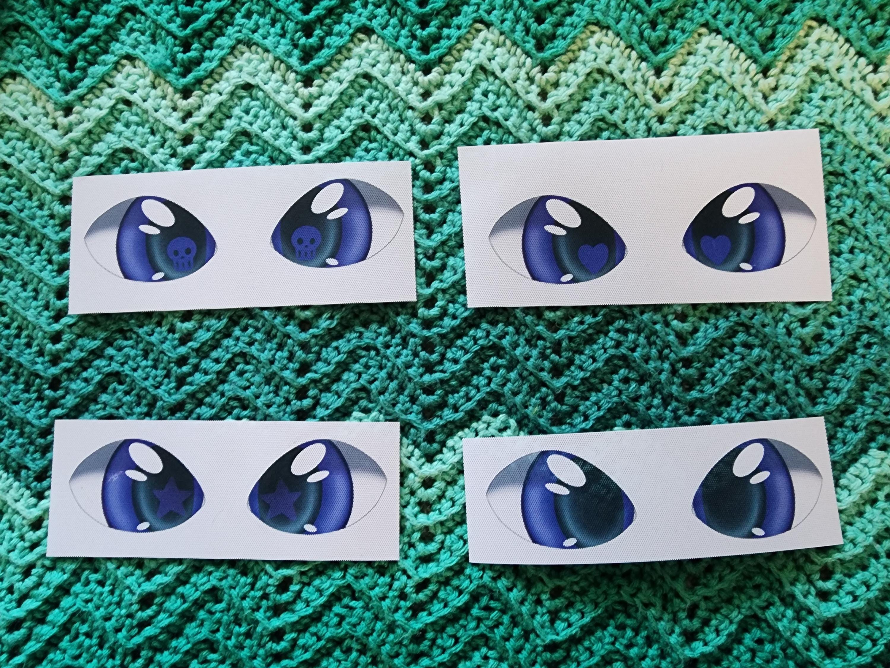 Sublimated Follow-me Dilophosarus Dino Eye Mesh for Dino Masks ...