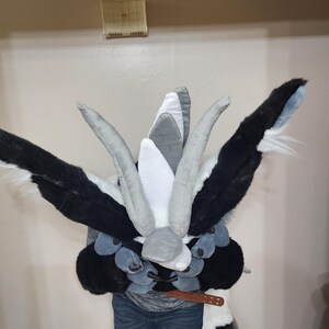 Cosmic the Dutch Angel Dragon Partial Premade Fursuit (head, Hand Paws, Floor Dragging Tail With ...