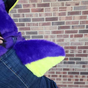 Ace the Manokit Partial fursuit Head, Half Sleeve Hand Paws, Magnetic ...