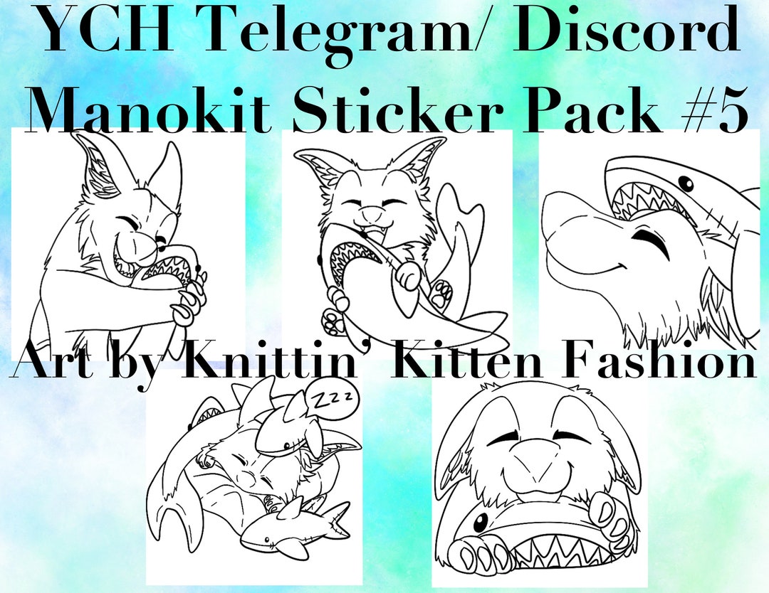 YCH Manokit Telegram / Discord Sticker Pack #5 - Etsy