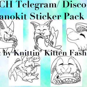 YCH Manokit Telegram / Discord Sticker Pack #5 - Etsy