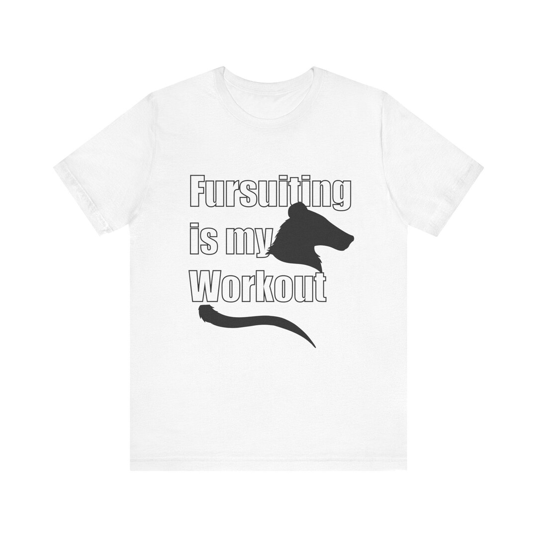 Rodent/ Mouse/ Opossum Fursona "fursuiting My Workout" Jersey Short ...
