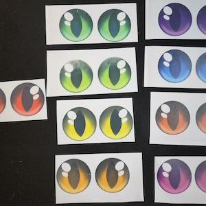 Sublimated Follow-me (4 Sizes) Cat Eye/ Slit Eye/ Dragon Eye/ Dinosaur ...