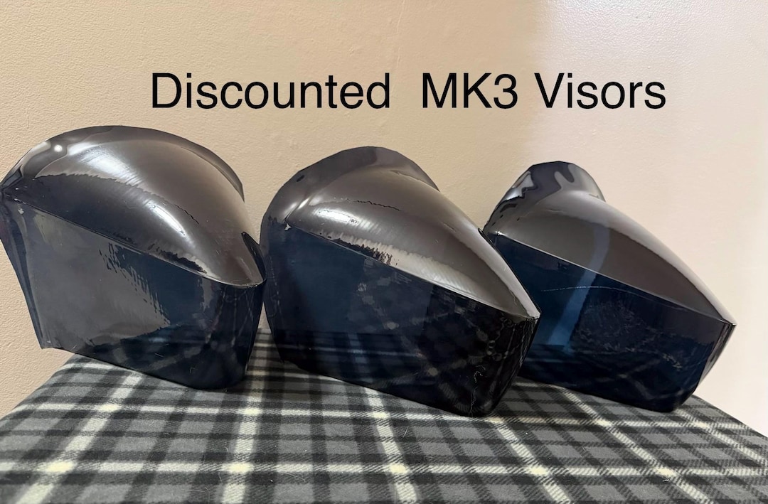 Discounted MK3 Protogen Helmet Visor (tinted and Uncut Options) Please ...