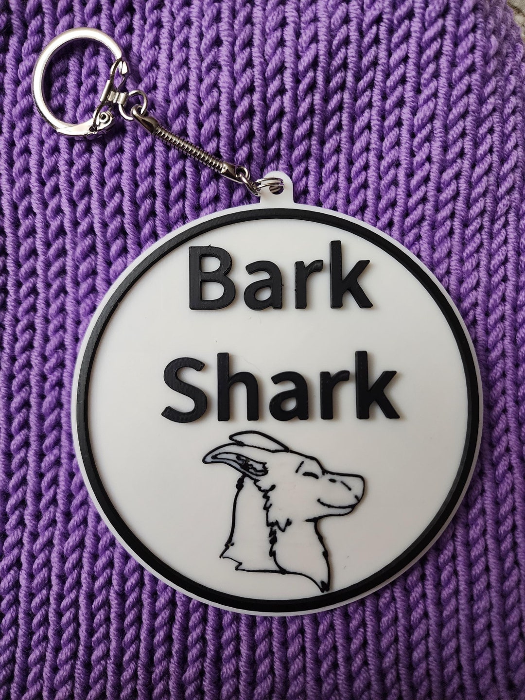 4.5 Inch Bark Shark Manokit Keychain / Furry Keychain / Fursona Keychain /dog Tag - Etsy