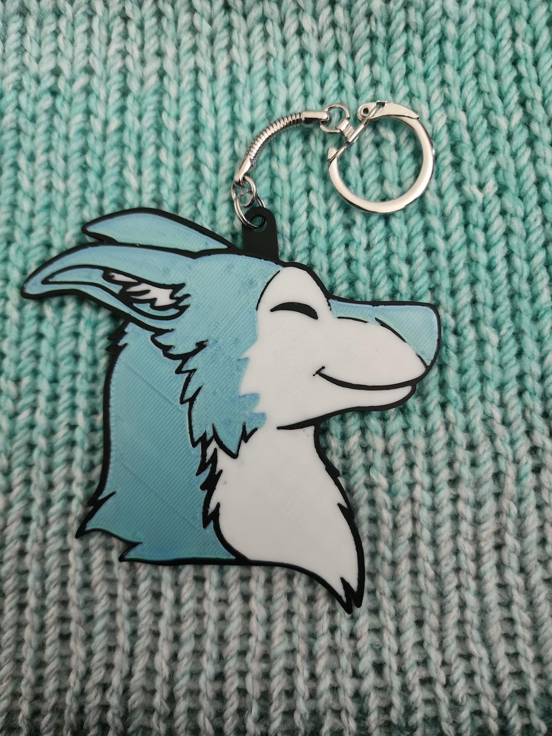 Seafoam the Manokit Fursona Furry Keychain - Etsy