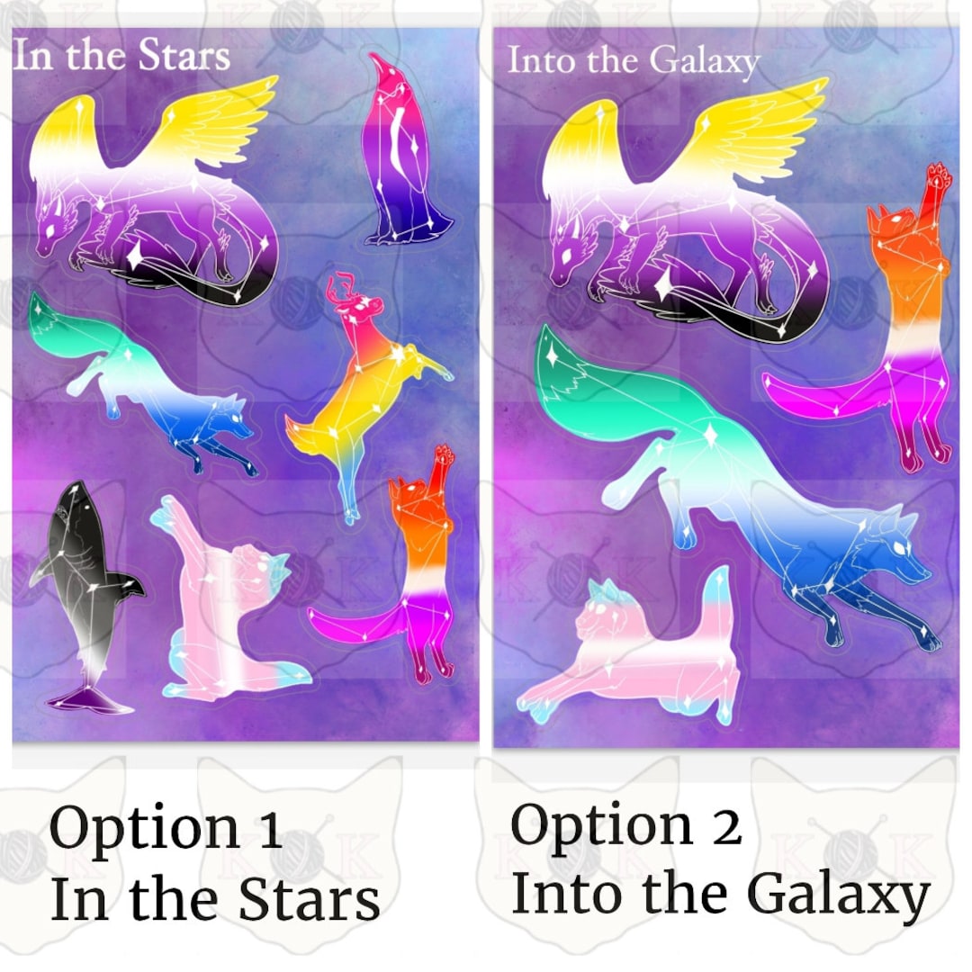 Into the Galaxy and Stars, Pride Animal / Furry / Fursona /spirit ...