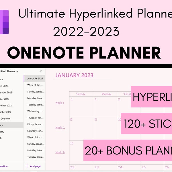 Onenote Templates - Etsy