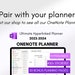 Productivity Planner & Life Planner Onenote Templates Pack - Etsy