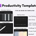 Productivity Planner & Life Planner Onenote Templates Pack - Etsy