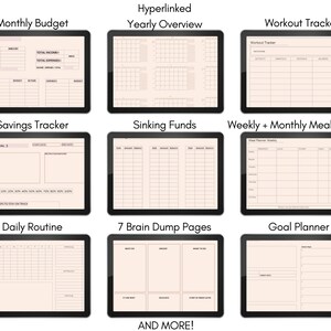 Hyperlinked Onenote Planner, Onenote Digital Planner, Dated 2022 2023 ...