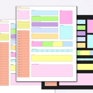 Productivity Planner & Life Planner Onenote Templates Pack, One Note ...