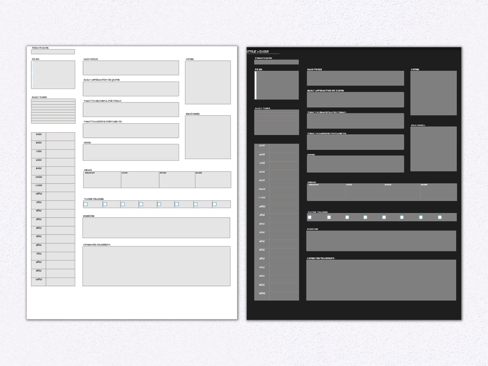 Productivity Planner & Life Planner Onenote Templates Pack, One Note ...