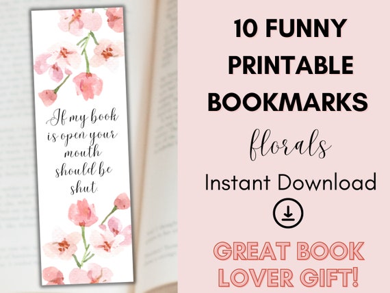 Printable Bookmarks Template Printable Bookmarks Set - Etsy Australia