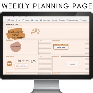 Hyperlinked Onenote Planner, Onenote Digital Planner, Dated 2022 2023 ...