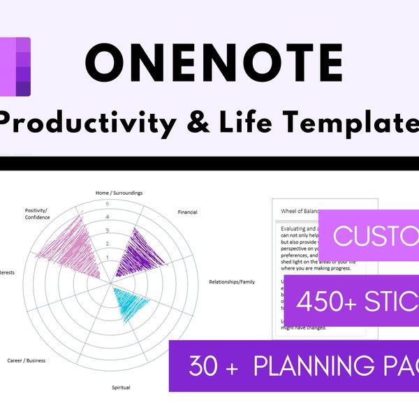 Onenote Templates - Etsy