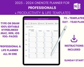 Hyperlinked Onenote Planner Onenote Digital Planner Dated - Etsy