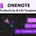 Productivity Planner & Life Planner Onenote Templates Pack - Etsy