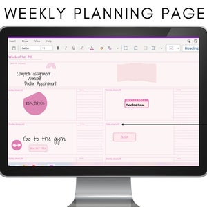 Hyperlinked Onenote Planner, Onenote Digital Planner, Dated 2022 2023 ...