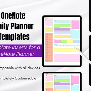 Productivity Planner & Life Planner Onenote Templates Pack, One Note ...