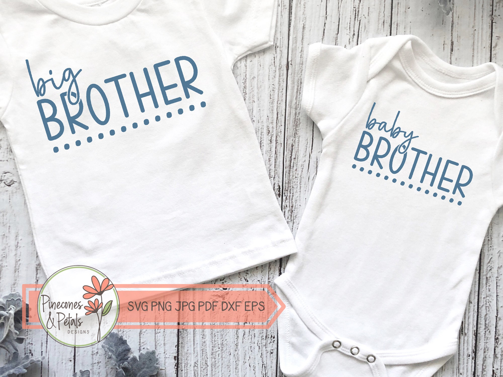 Baby Little Big Sister Brother SVG, T-shirt Design for Siblings ...